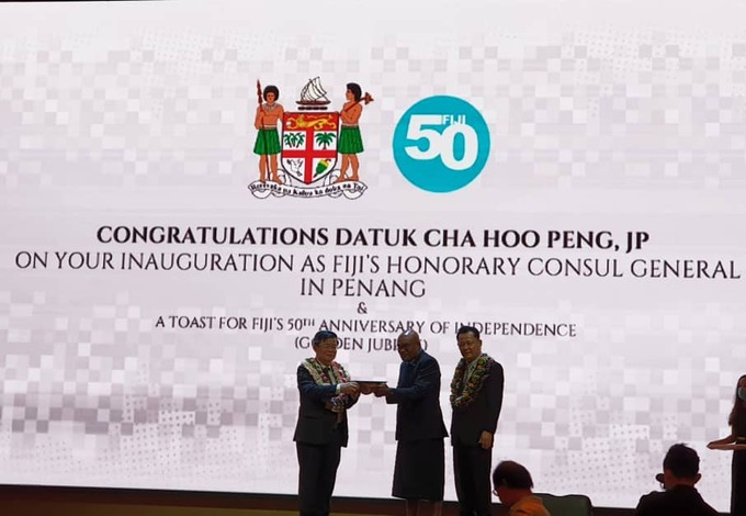 Congratulations Datuk Cha Hoo Peng, Jp On Your Inauguration As Fiji’s Honorary Consul General In ...